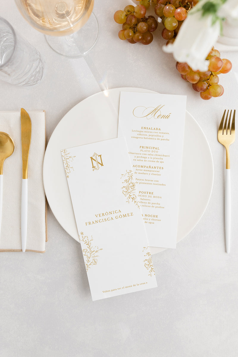 Unione Reale, Menus – LiliWeds